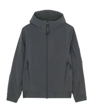 C.P. COMPANY Hooded Lens Jacket - Black