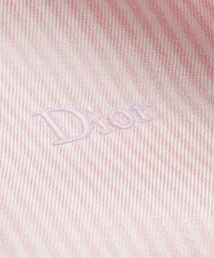 Dior Embroidered Blouse With Mother-of-pearl Buttons
