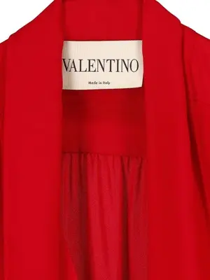 Valentino Garavani V-neck Blouse With Bow Detail - Red