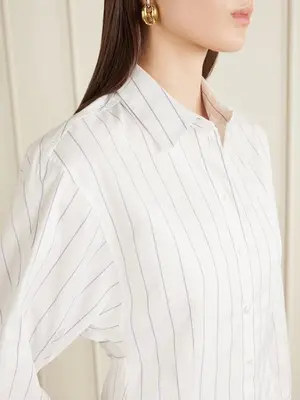 Theory Striped Mini Dress