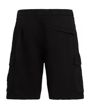 Stone Island Logo Cotton Regular Shorts