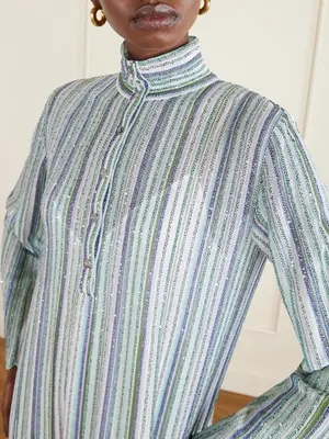 Missoni Sequined Striped Dress