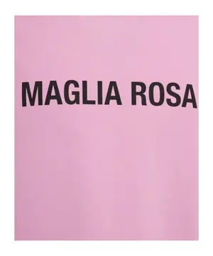 MSGM Maglia Rosa Cotton T-shirt