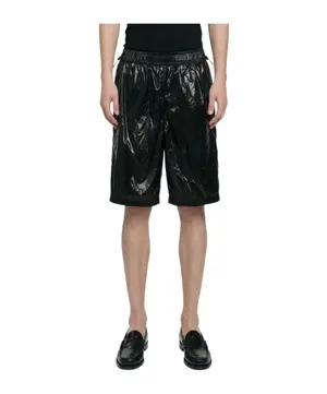 Herno Drawstring Elasticated-waistband Shorts - Black