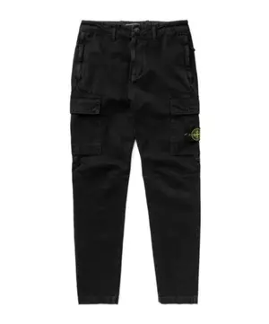 Stone Island Logo-patch Tapered Trousers