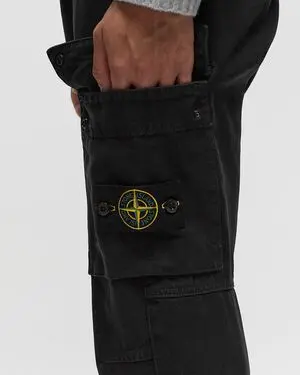 Stone Island Logo-patch Tapered Trousers