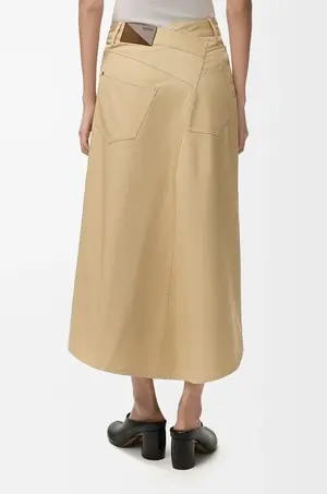 Loewe Irregular Hem Midi Skirt