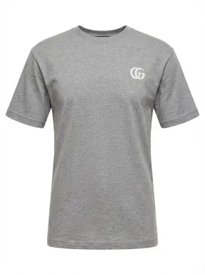 Gucci Logo Embroidered Jersey T-shirt