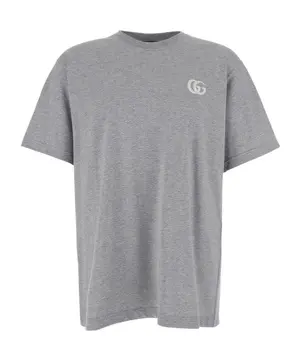 Gucci Logo Embroidered Jersey T-shirt
