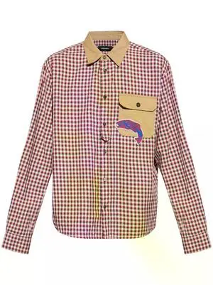 Dsquared2 Plaid-check Pattern Cotton Shirt