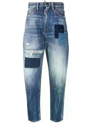 Dsquared2 Patchwork Jeans For Women
