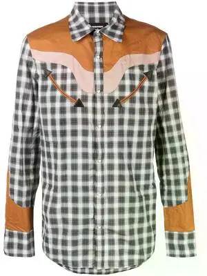 Dsquared2 Check-print Western-style Shirt