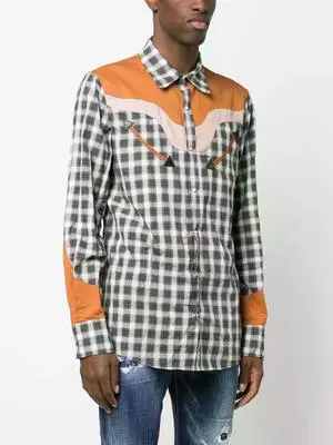 Dsquared2 Check-print Western-style Shirt