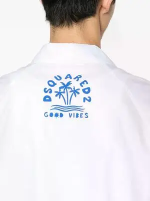 Dsquared2 Sporty Waves Cotton Shirt