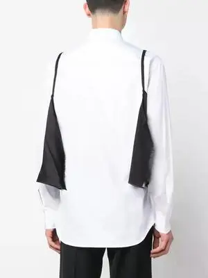 Dsquared2 Layered Lace-embellished Shirt