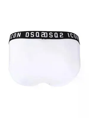 Dsquared2 Logo Waistband Stretch Briefs