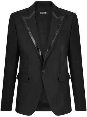 Dsquared2 Contrast-lapel Single-breasted Blazer