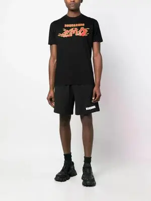 Dsquared2 Graphic-print Cotton T-shirt