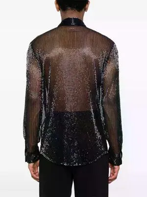Dsquared2 70's Beaded Tulle Shirt