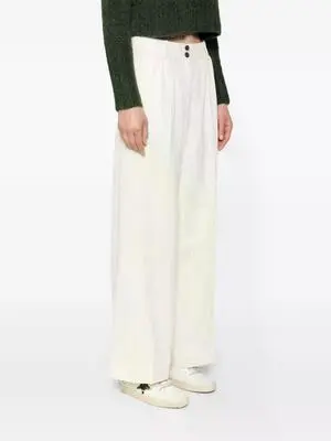 ALLSAINTS Payton Striped Twill Trousers - Neutrals