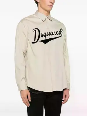 Dsquared2 Logo-flocked Shirt