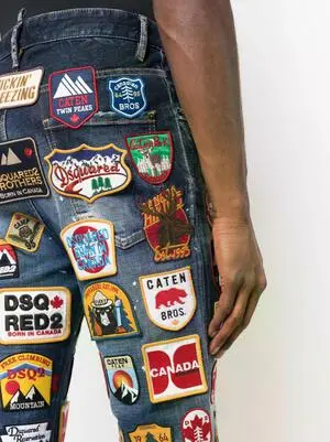Dsquared2 Badge-appliqué Denim Jeans