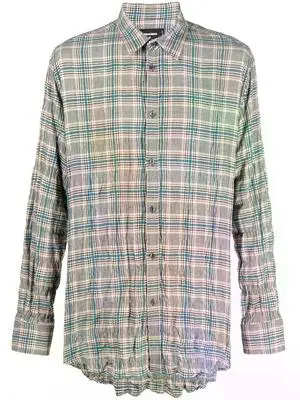 Dsquared2 Checked Cotton-blend Shirt