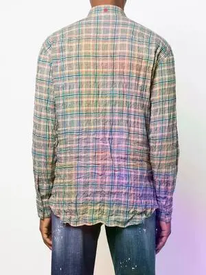 Dsquared2 Checked Cotton-blend Shirt