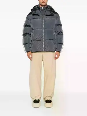 Palm Angels Logo-embroidered Puffer Jacket