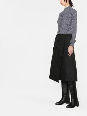Woolrich Quilted Finish Wrap Skirt