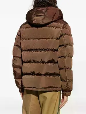 Moncler Maya Quilted Puffer Jacket - Brown
