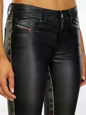 DIESEL® Contrast-panel Flared Trousers