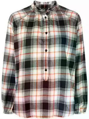 Woolrich Check-print Ruffle Shirt