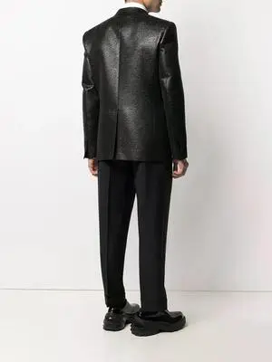 Dsquared2 High-shine Brocade Pattern Blazer