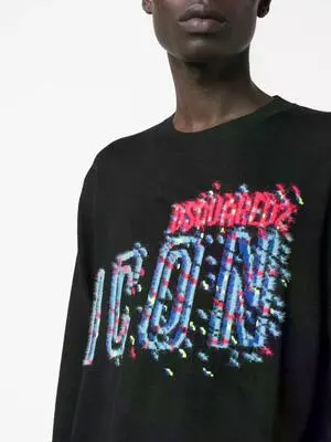 Dsquared2 Intarsia-knit Logo Jumper
