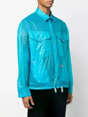 Dsquared2 Logo Patch Shirt Jacket