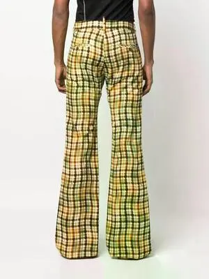 Dsquared2 Check Pattern Cotton Trousers