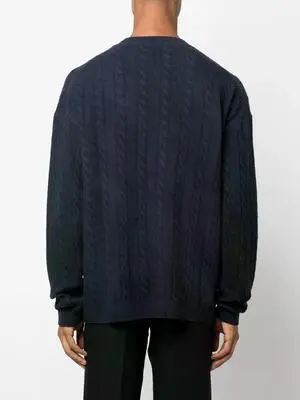 Woolrich Aran Knit Virgin Wool Jumper