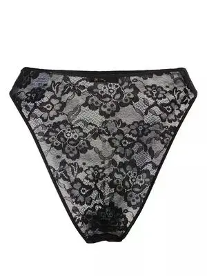 Oseree Floral-lace High Waisted Briefs