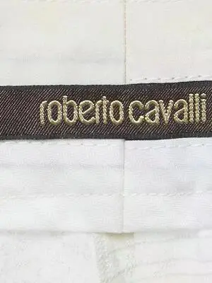 Roberto Cavalli Printed Silk Trousers
