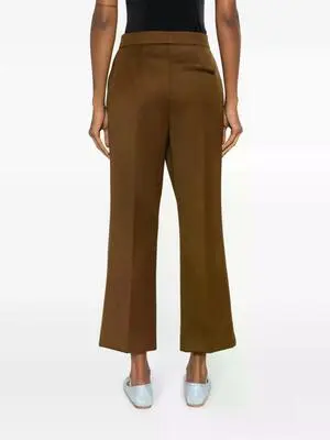 Tory Burch Cropped Wool Tailored Trousers
