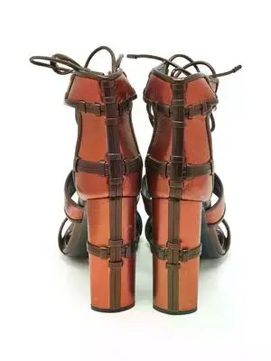 TOM FORD Patchwork Ankle Strap Sandals
