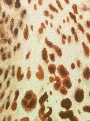 FERRAGAMO Leopard Print Knit Sweater