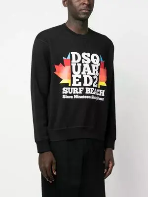 Dsquared2 Graphic Print Long Sleeve Sweatshirt