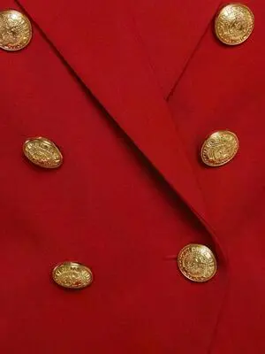 Balmain Wool Double-breasted Blazer