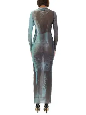 JEAN PAUL GAULTIER Water Mesh Long Dress