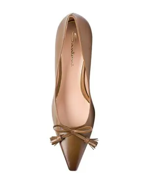 Santoni Mid-heel Patent Leather Pumps