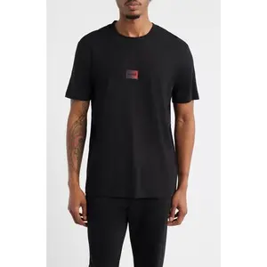 Hugo Danotie Logo Patch T-shirt - Black