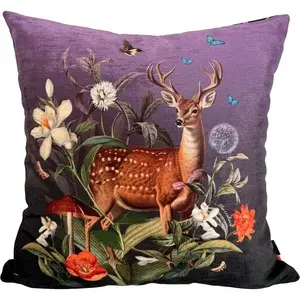 MUZALUCI Velvet Pillowwoodland Deer