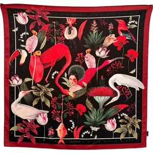 MUZALUCI Scarf R Jungle - Red